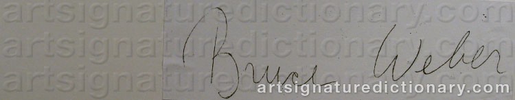 Bruce WEBER (b. 1946), USA – Signatures & Auction Results
