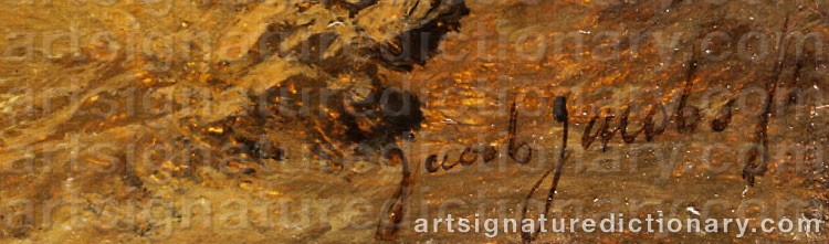 Jacob JACOBS, 1812–1879, Belgium. Signatures, biography and art prices.