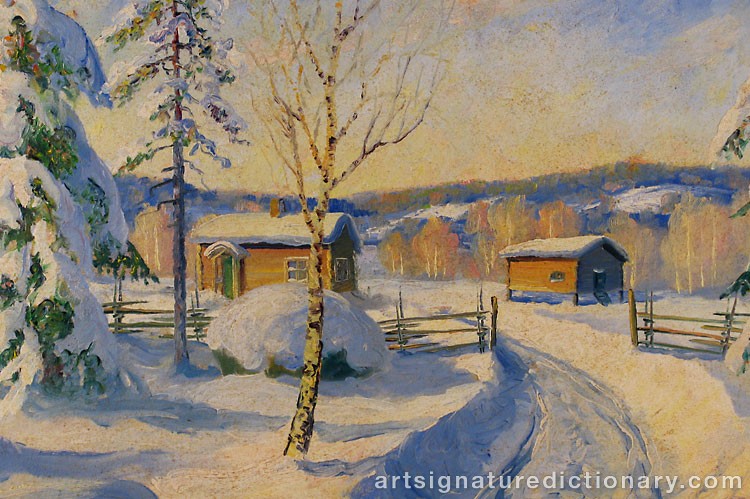 Carl BRANDT, 1852–1930, Sweden. Also known as ‘CB’. Signatures ...