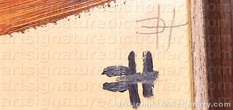 Clementine HUNTER (1886/1887–1986/1988) (CH) – Signatures