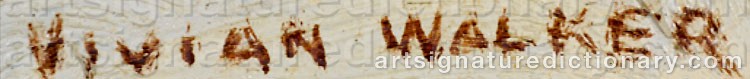 Vivian Maude WALKER, 1903–1972, Canada. Signatures, biography and art ...