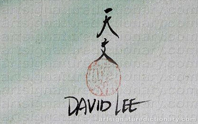 David LEE, 1944, China/USA. Signatures, biography and art prices.