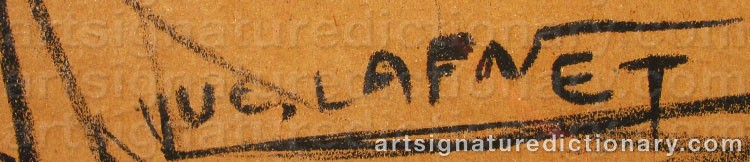 Luc LAFNET (1899–1939), France (LUC) – Signatures
