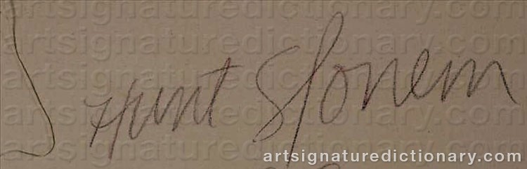 Hunt SLONEM, 1951, USA. signatures, biography and art prices.