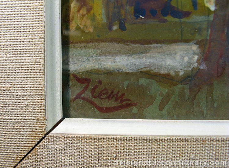 Felix ZIEM, 1821–1911, France. Signatures, biography and art prices.