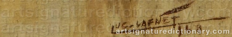 Luc LAFNET (1899–1939), France (LUC) – Signatures