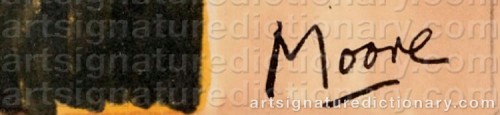 MOORE, Henry | Artist's signatures and monograms, biographies and ...