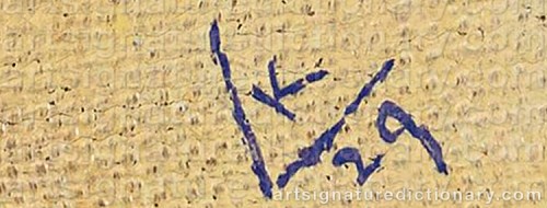 KANDINSKY, Wassily | Artist's signatures and monograms, biographies and ...