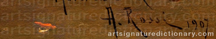 Alberto ROSSI, 1858–1936, Italy. Signatures, biography and art prices.