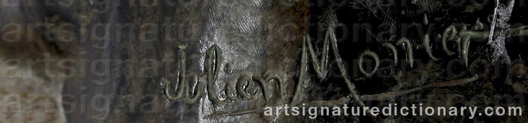 Julien MONIER, 1890–1915, France. Signatures, biography and art prices.