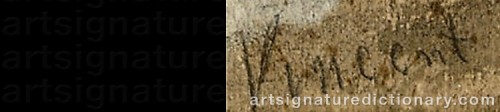 GOGH, Vincent Van | Artist's signatures and monograms, biographies and ...