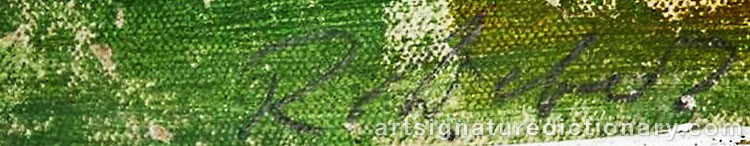 Rudolf WEBER (1908–1966), Germany – Signatures