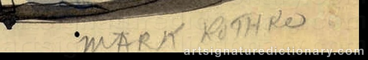 Mark ROTHKO, 1903–1970, Latvia/USA. Signatures, biography and art prices.