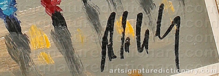 Antonio DEVITY (1901–1993), Italy – Signatures