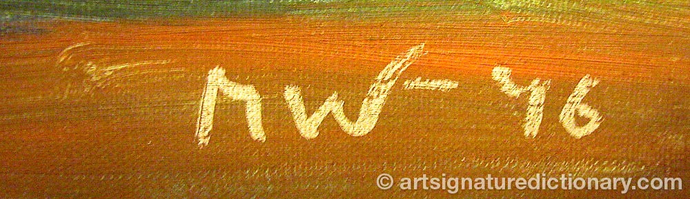 M W (MW) – Signatures, Monograms & Auction Results