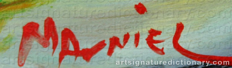 Mordechai AVNIEL, 1900–1989, Belarus/Israel. Signatures, biography and ...