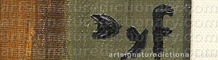 Marcel DYF (1899–1985), France (Dreyfus) – Signatures