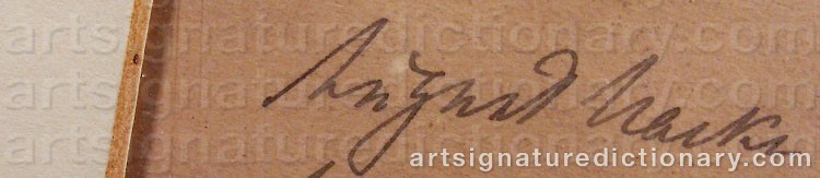 August MACKE (1887–1914), Germany – Signatures