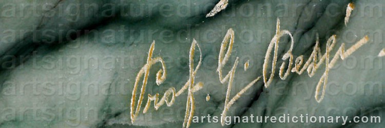 Giuseppe BESSI (1857–1922), Italy – Signatures