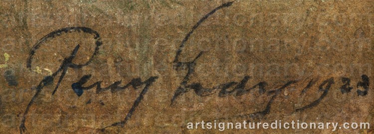 Percy (Henry Percy) GRAY (1869–1952), USA – Signatures