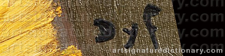 Marcel DYF (1899–1985), France (Dreyfus) – Signatures